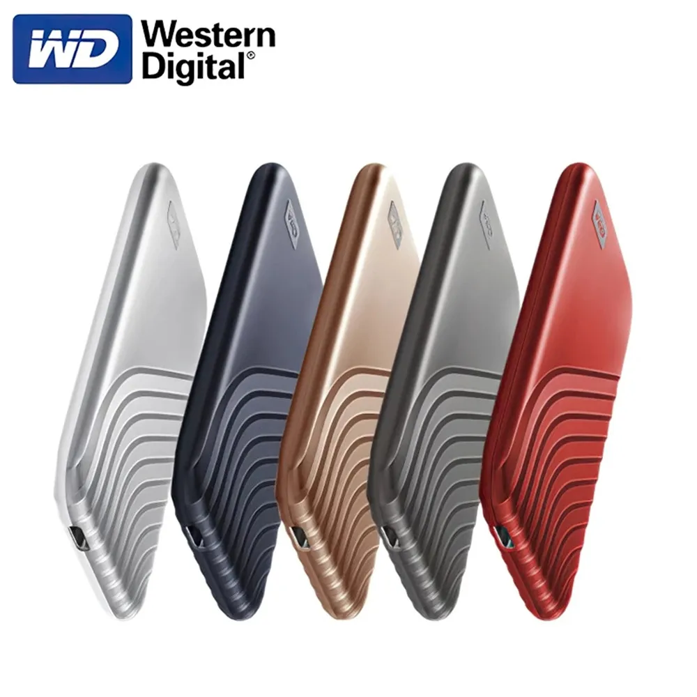 SSD Western Digita Serie MyPassport Portable 500GB 1TB SSD 2TB 4TB Type ...
